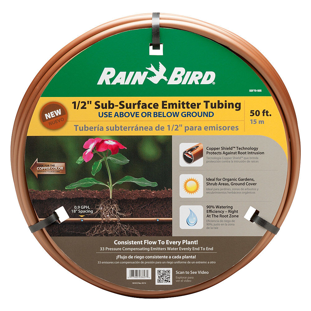 1 2 Sub Surface Drip Emitter Tubing Rain Bird 1 2 Sub Surface Drip Emitter Tubing Rain Bird